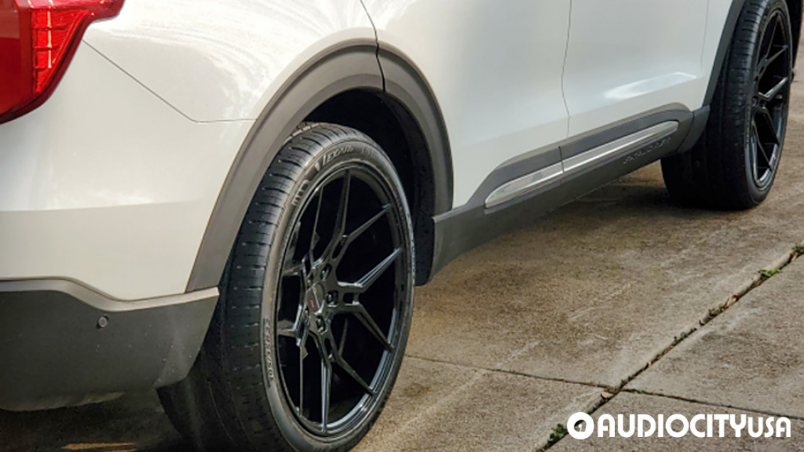 2021 Ford Explorer on 22" Giovanna Wheels Haleb Gloss Black | Gallery ...