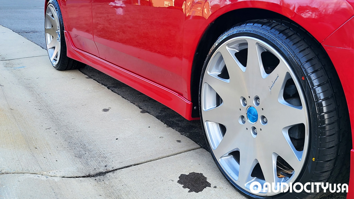 2012 Acura TSX on 20" MRR Wheels HR3 Silver Machined | Gallery ...