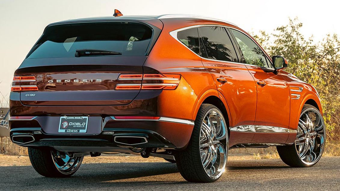 2022 Genesis GV80 Diablo Elite 26 inch Wheels | Gallery | AudioCityUSA