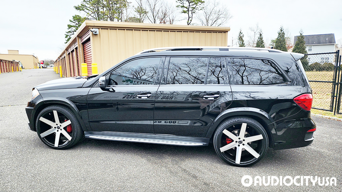 2014 Mercedes-Benz GL-Class on 24" Strada Wheels Coda Gloss Black ...