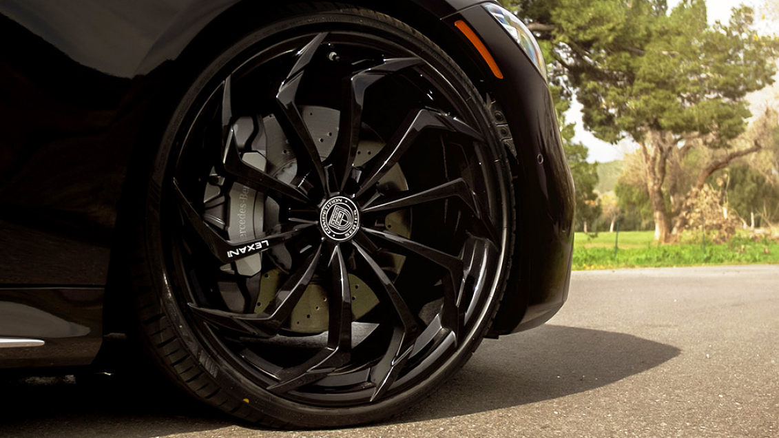 2023 Mercedes-Benz S-Class on 22" Lexani Wheels Shadow Gloss Black ...