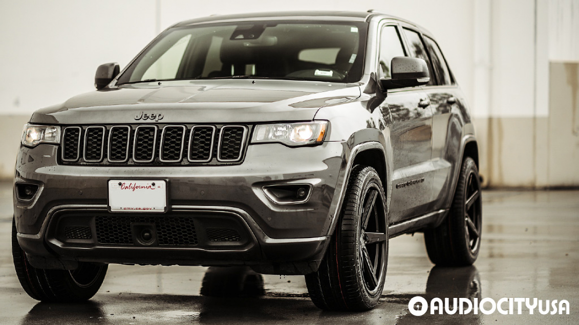 2022 Jeep Grand Cherokee on 22" Vertini Wheels RFS1.7 Matte Black with ...