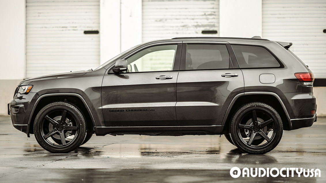 2022 Jeep Grand Cherokee on 22" Vertini Wheels RFS1.7 Matte Black with ...