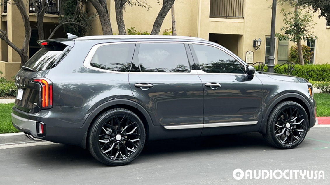 2023 KIA Telluride on 22" ACE Alloy Wheels AFF03 Gloss Black | Gallery ...
