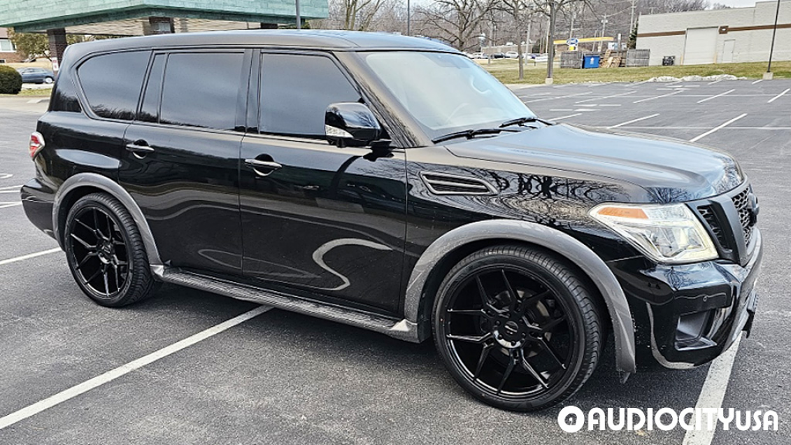 2019 Nissan Armada on 24" Giovanna Wheels Haleb Black | Gallery ...