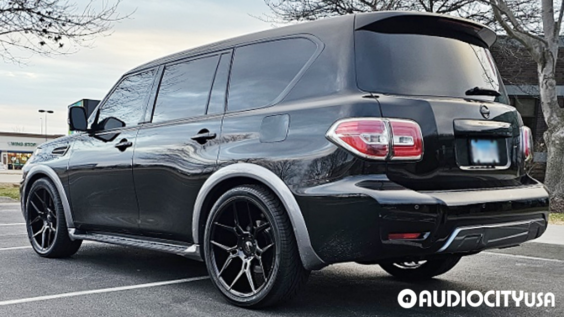 2019 Nissan Armada on 24" Giovanna Wheels Haleb Black | Gallery ...