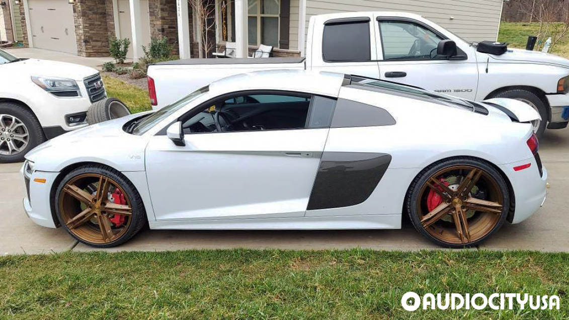 2017 Audi R8 on 20" Verde Wheels VFF03 Bronze | Gallery | AudioCityUSA