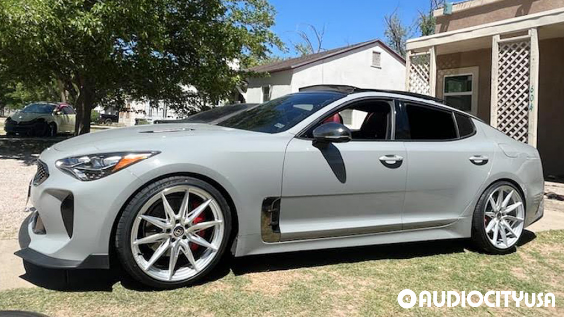 2020 KIA Stinger on 20" Brada Wheels CX2 Silver Brushed | Gallery ...