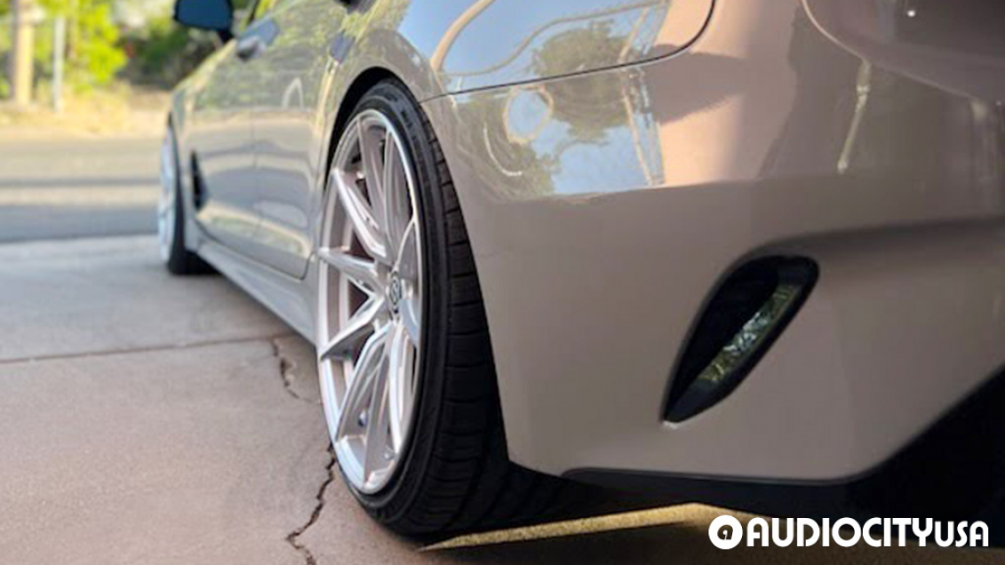 2020 KIA Stinger on 20" Brada Wheels CX2 Silver Brushed | Gallery ...