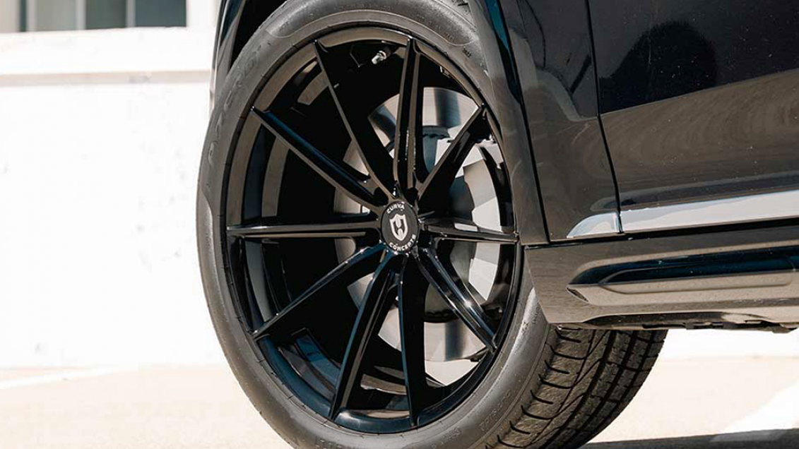 2023 Mercedes-EQ EQS on 22" Curva Wheels CFF46 Gloss Black | Gallery ...