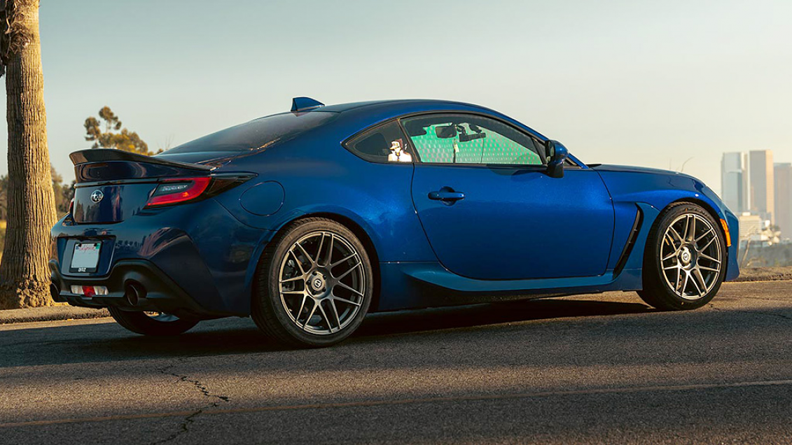 2022 Subaru BRZ on 18" Curva Wheels CFF300 Gunmetal | Gallery ...