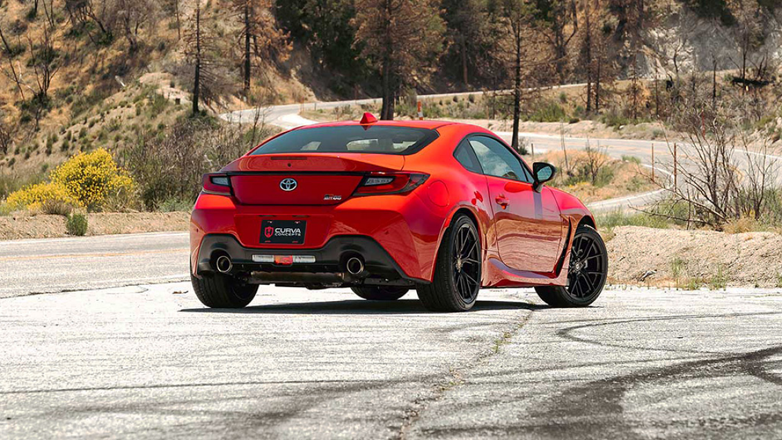 2022 Toyota 86 on 18" Curva Wheels CFF70 Gloss Black | Gallery | AudioCityUSA