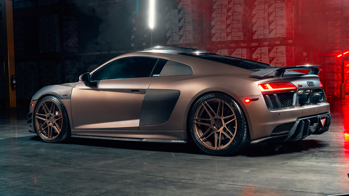 2018 Audi R8 on 20" Ferrada Wheels F8-FR6 Matte Bronze | Gallery | AudioCityUSA