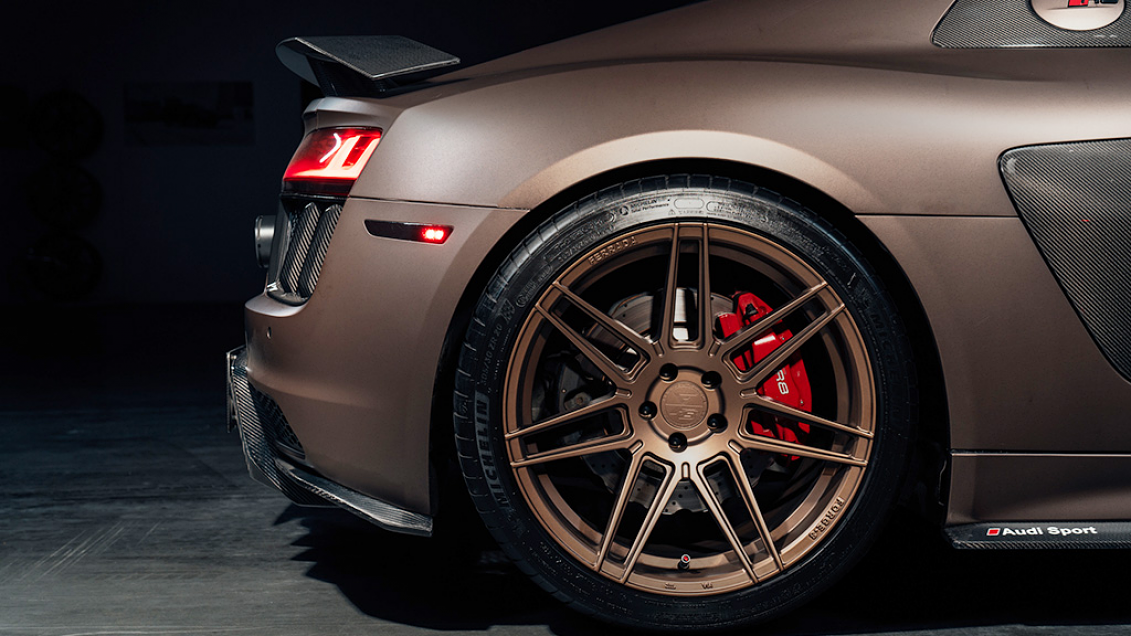 2018 Audi R8 on 20" Ferrada Wheels F8-FR6 Matte Bronze | Gallery ...
