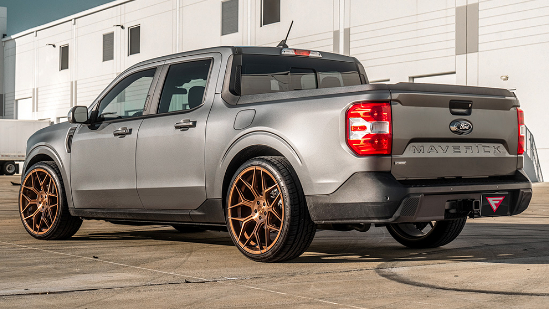 2023 Ford Maverick on 22" Ferrada Wheels FT3 Brushed Cobre | Gallery ...