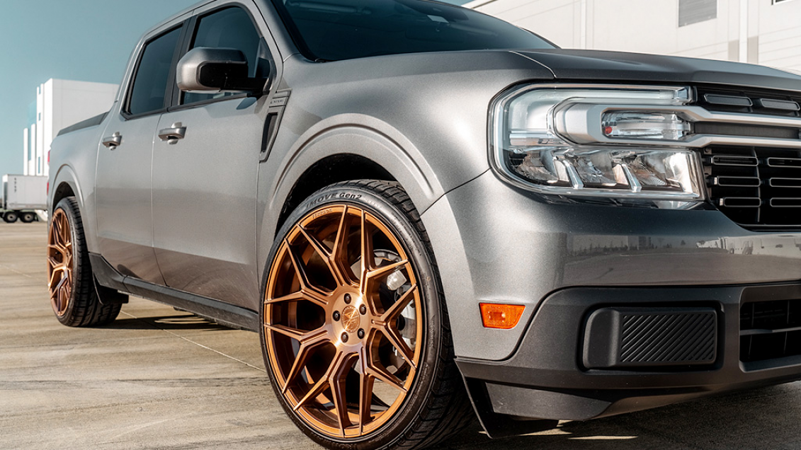 2023 Ford Maverick on 22" Ferrada Wheels FT3 Brushed Cobre | Gallery ...
