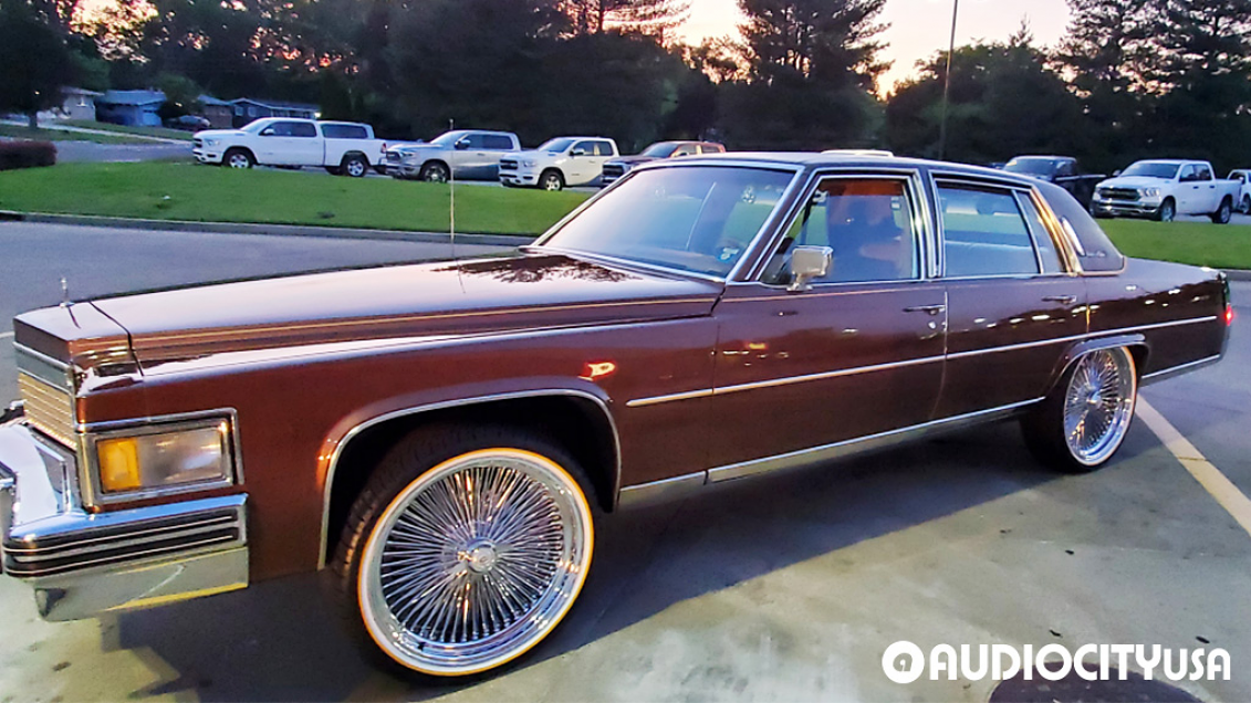 1979 Cadillac Fleetwood Brougham on 22" LA Wire Wheels Standard 150 ...
