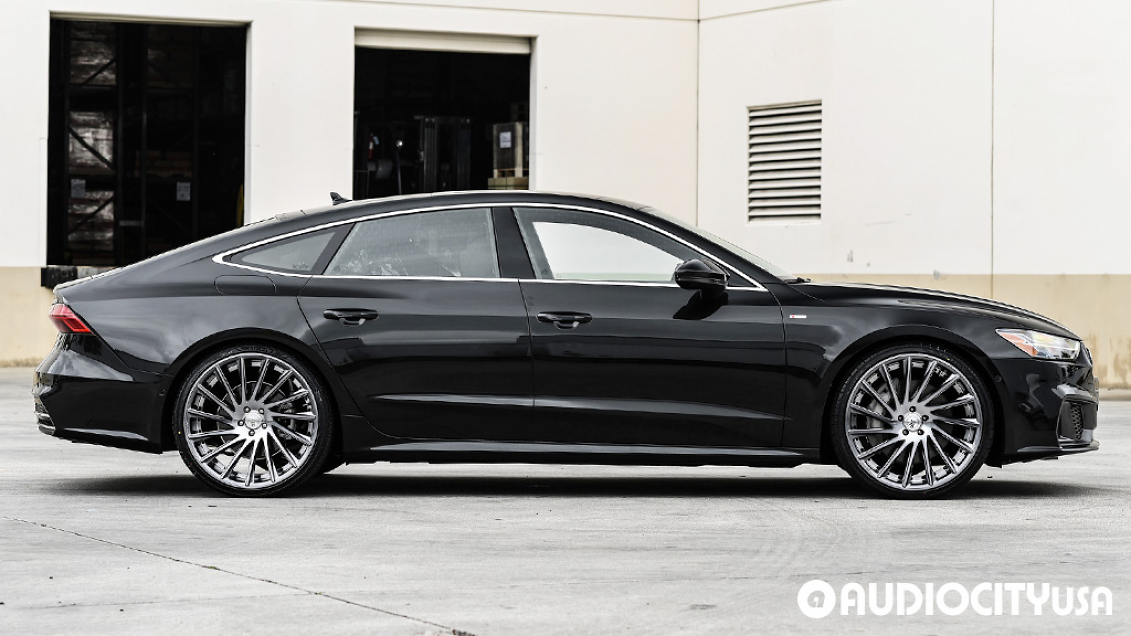 2022 Audi A7 on 22" Road Force Wheels RF16 Gunmetal Machined Face with Dark Tint | Gallery ...