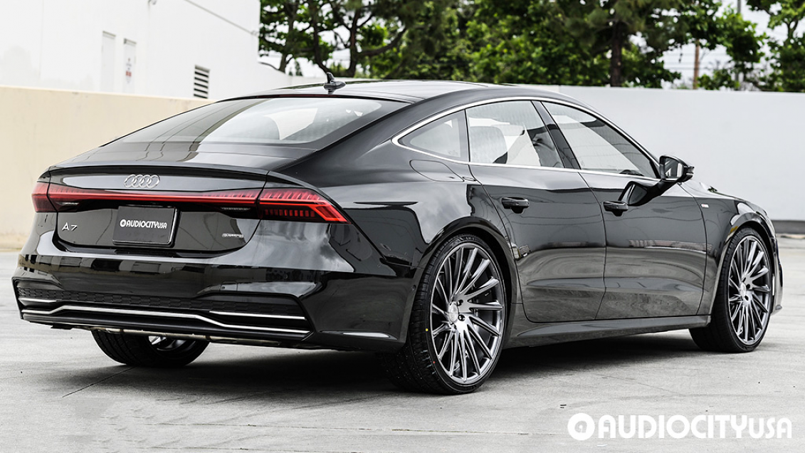 2022 Audi A7 on 22" Road Force Wheels RF16 Gunmetal Machined Face with Dark Tint | Gallery ...