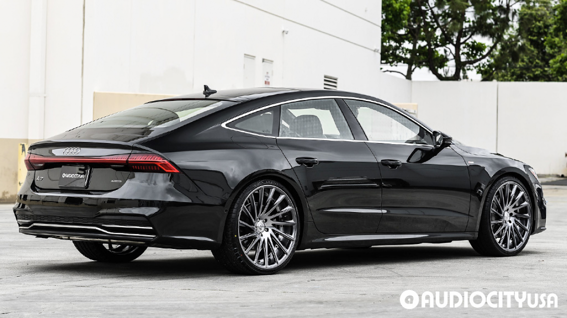 2022 Audi A7 on 22" Road Force Wheels RF16 Gunmetal Machined Face with Dark Tint | Gallery ...