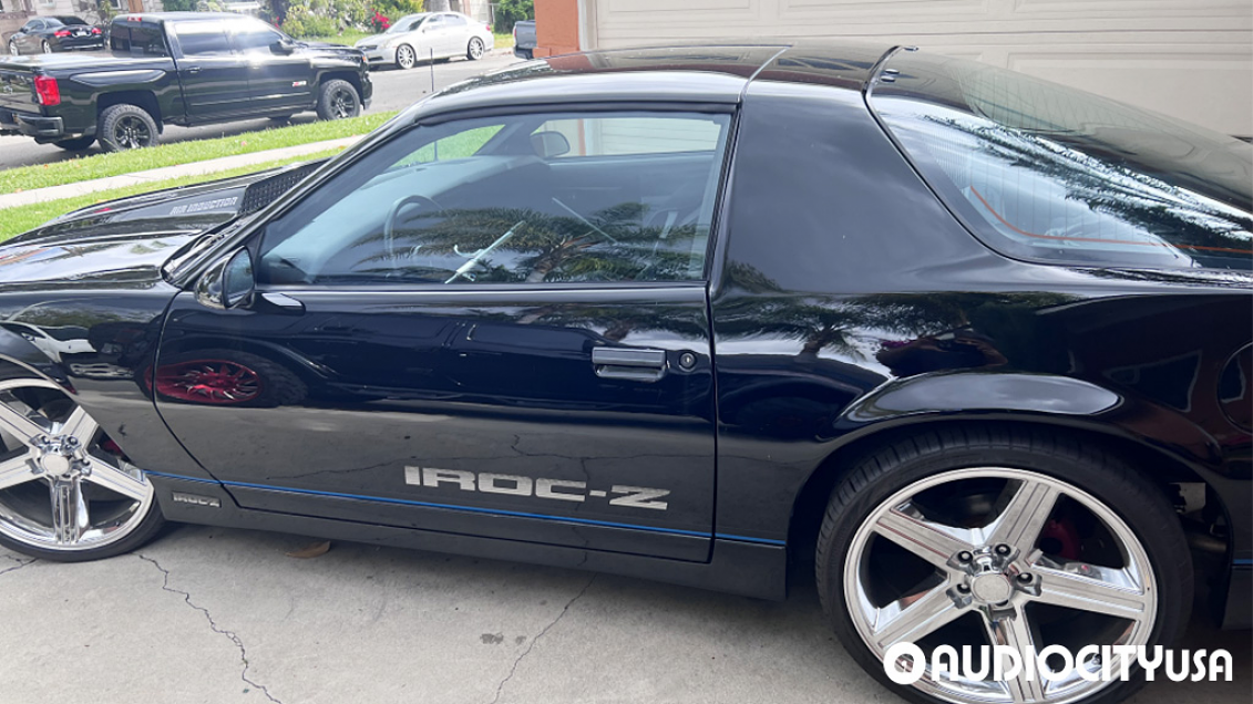1988 Chevrolet Camaro on 20" IROC Wheels Replica Chrome | Gallery ...