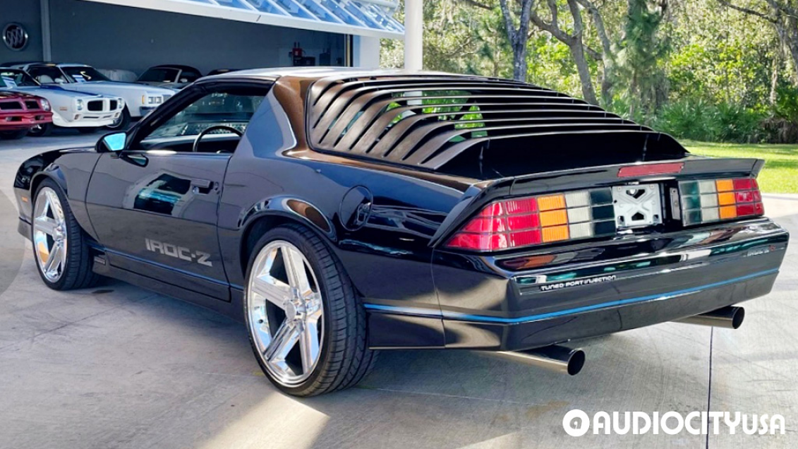 1988 Chevrolet Camaro on 20" IROC Wheels Replica Chrome | Gallery ...