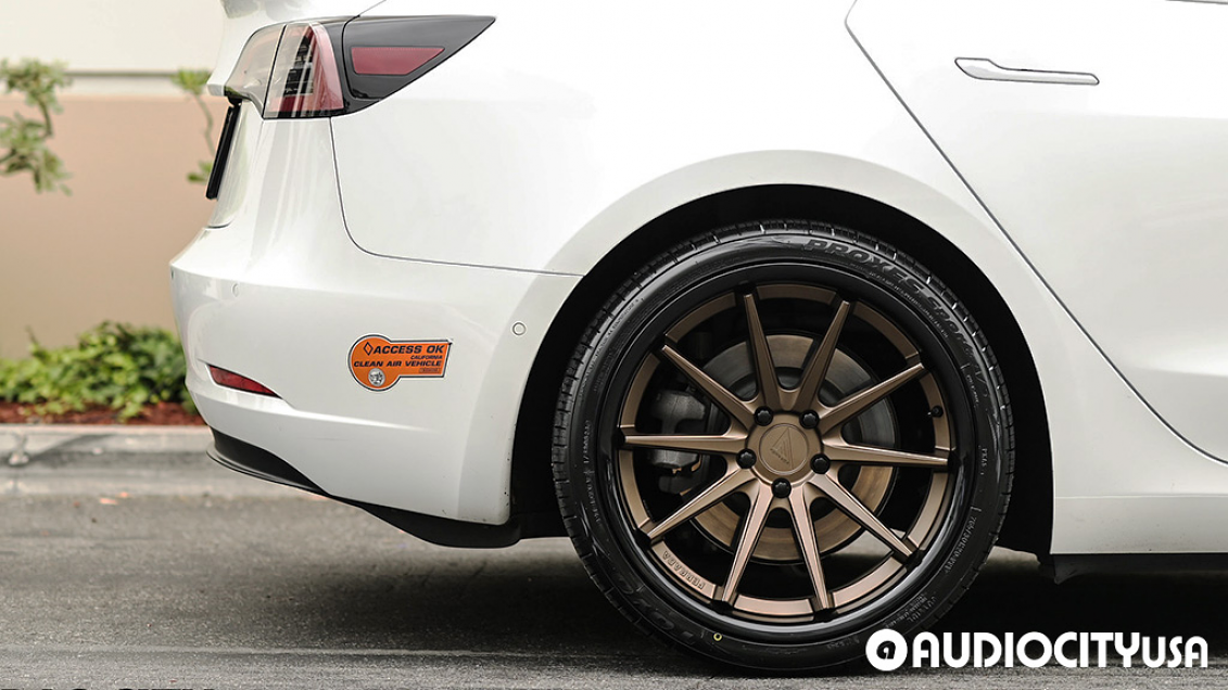 2020 Tesla Model 3 Ferrada FR4 20 inch Wheels | Gallery | AudioCityUSA