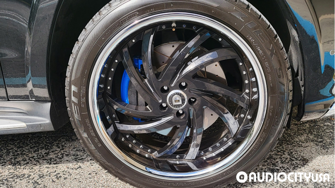 2014 Mercedes-Benz GL-Class on 22" Lexani Wheels Turbine Black with SS ...