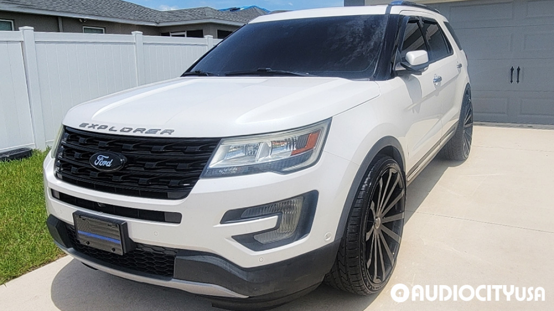 2016 Ford Explorer Strada Gabbia 24 inch Wheels | Gallery | AudioCityUSA