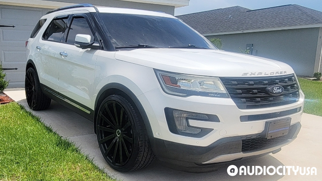 2016 Ford Explorer Strada Gabbia 24 inch Wheels | Gallery | AudioCityUSA