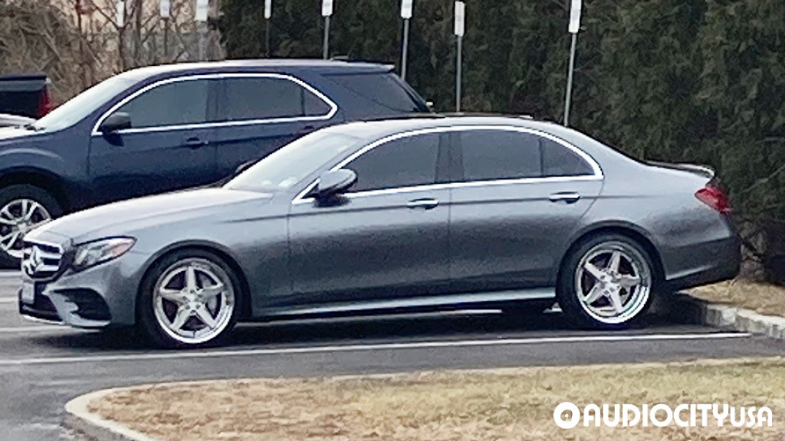 2017 Mercedes-Benz E-Class on 20" Rennen Wheels CSL 7 Silver with Chrome Lip | Gallery ...