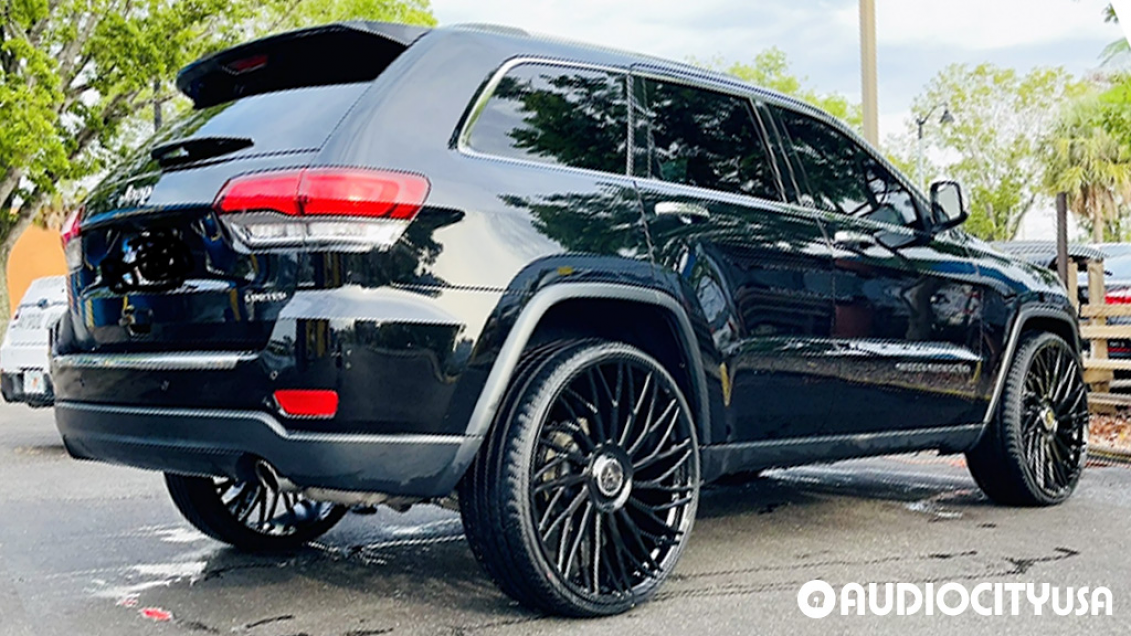 2021 Jeep Grand Cherokee on 26" AZAD Wheels AZ717 Gloss Black | Gallery ...