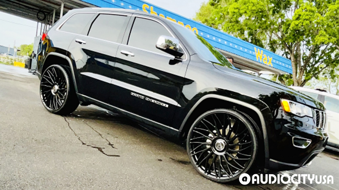 2021 Jeep Grand Cherokee on 26" AZAD Wheels AZ717 Gloss Black | Gallery ...