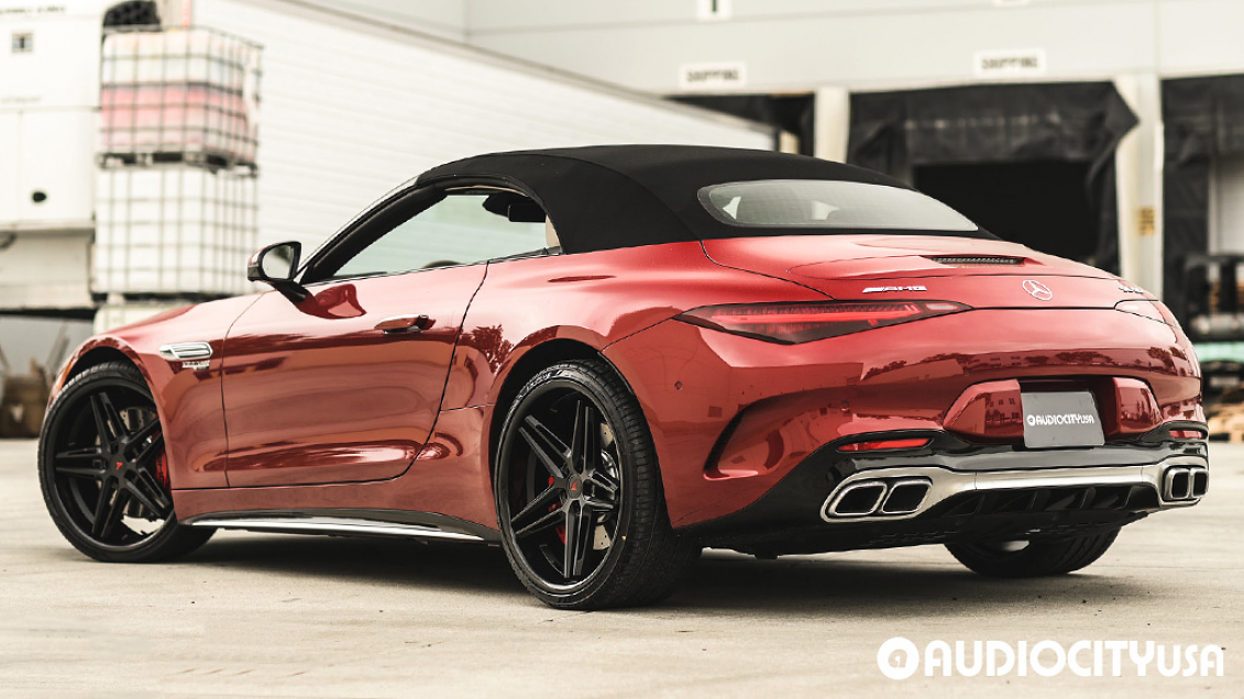 2022 Mercedes-AMG SL-Class AMG on 22" Ferrada Wheels CM1 Matte Black ...