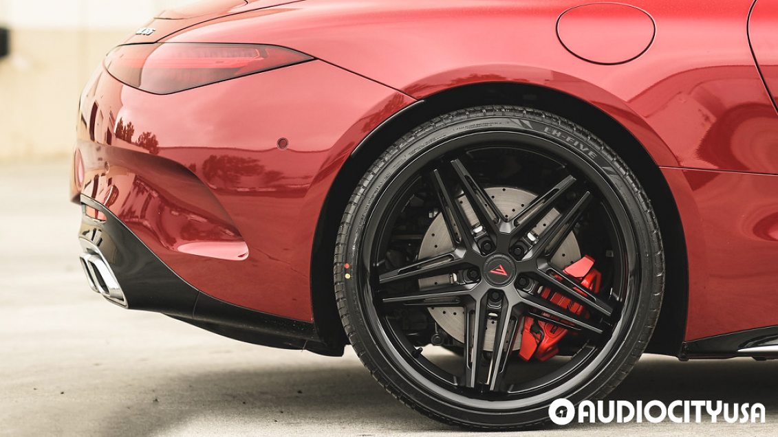 2022 Mercedes-AMG SL-Class AMG on 22" Ferrada Wheels CM1 Matte Black ...