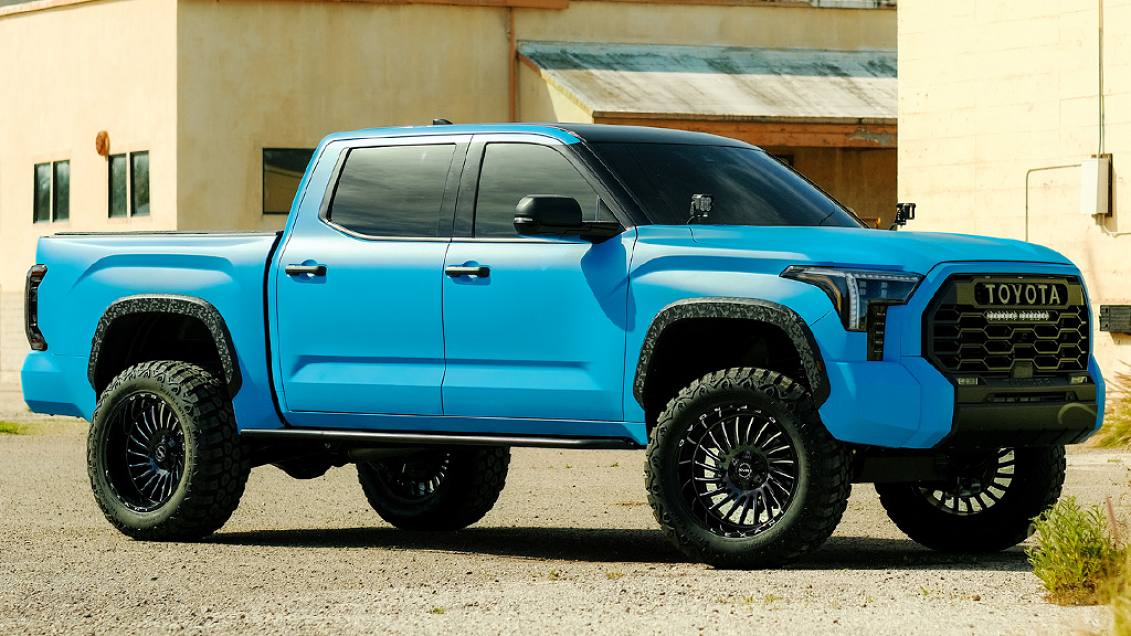 2022 Toyota Tundra on 22" Lexani Off-Road XVR-1 Wheels Uno Gloss Black ...