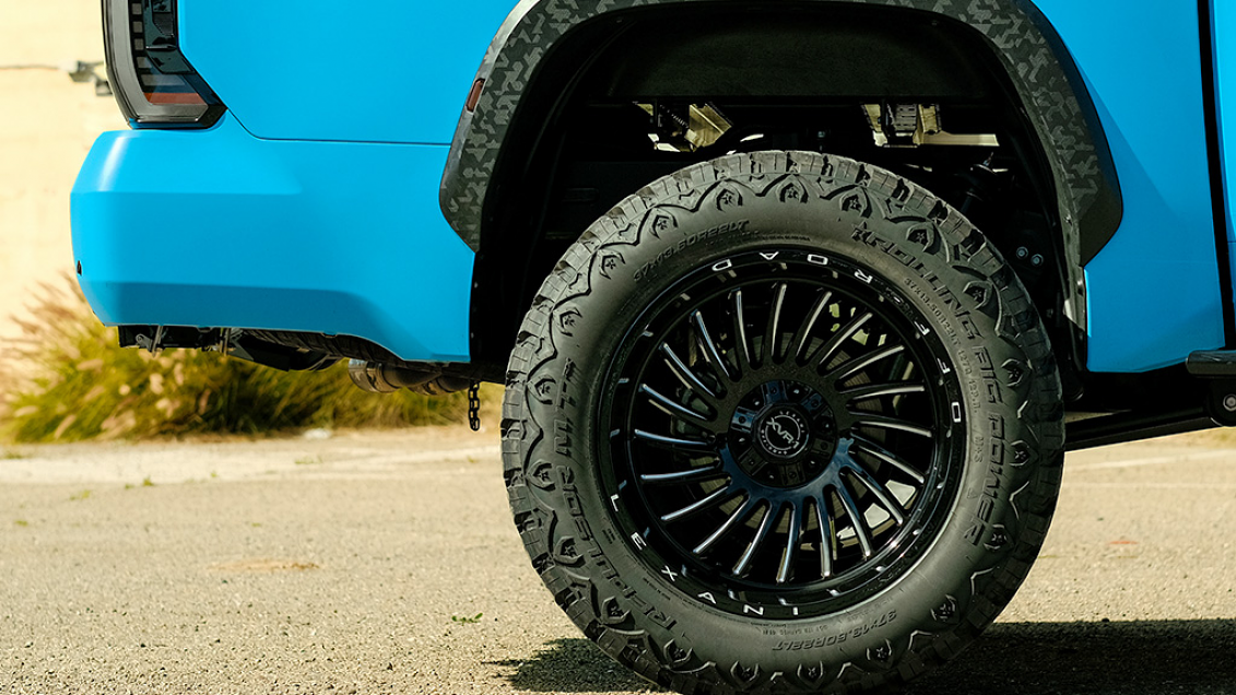 2022 Toyota Tundra on 22" Lexani Off-Road XVR-1 Wheels Uno Gloss Black ...