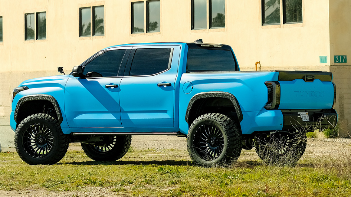 2022 Toyota Tundra on 22" Lexani Off-Road XVR-1 Wheels Uno Gloss Black ...
