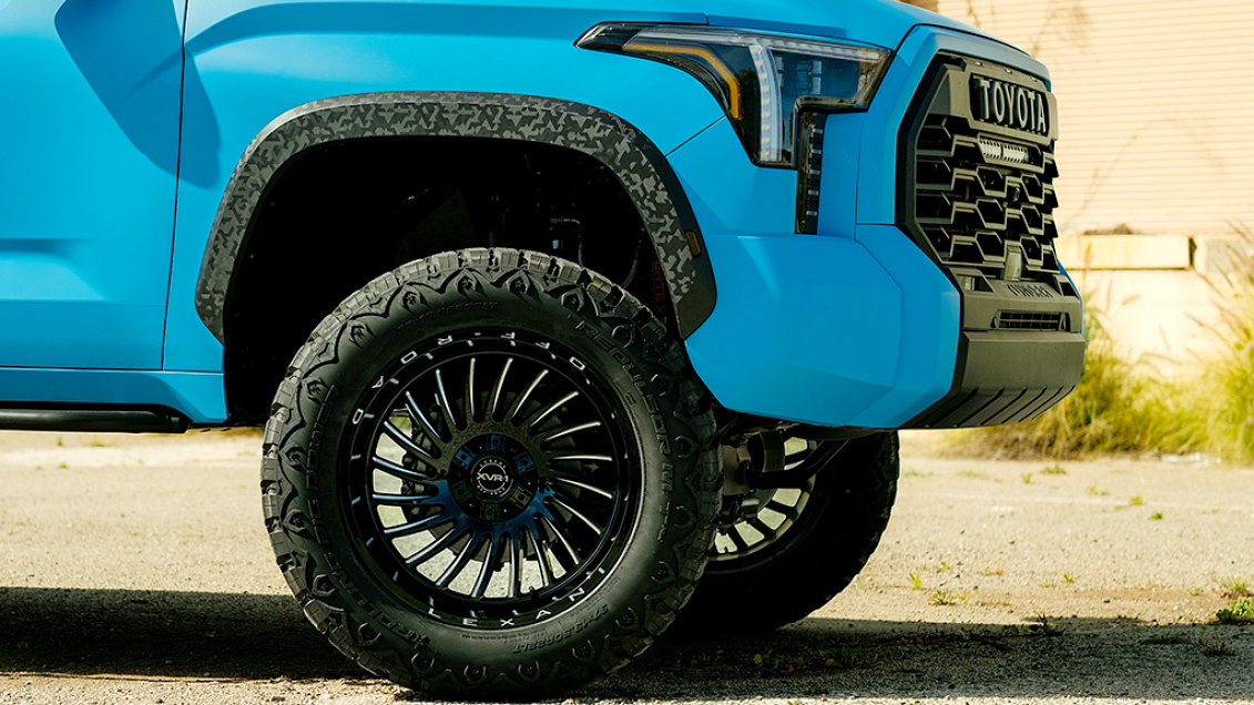 2022 Toyota Tundra on 22" Lexani Off-Road XVR-1 Wheels Uno Gloss Black ...