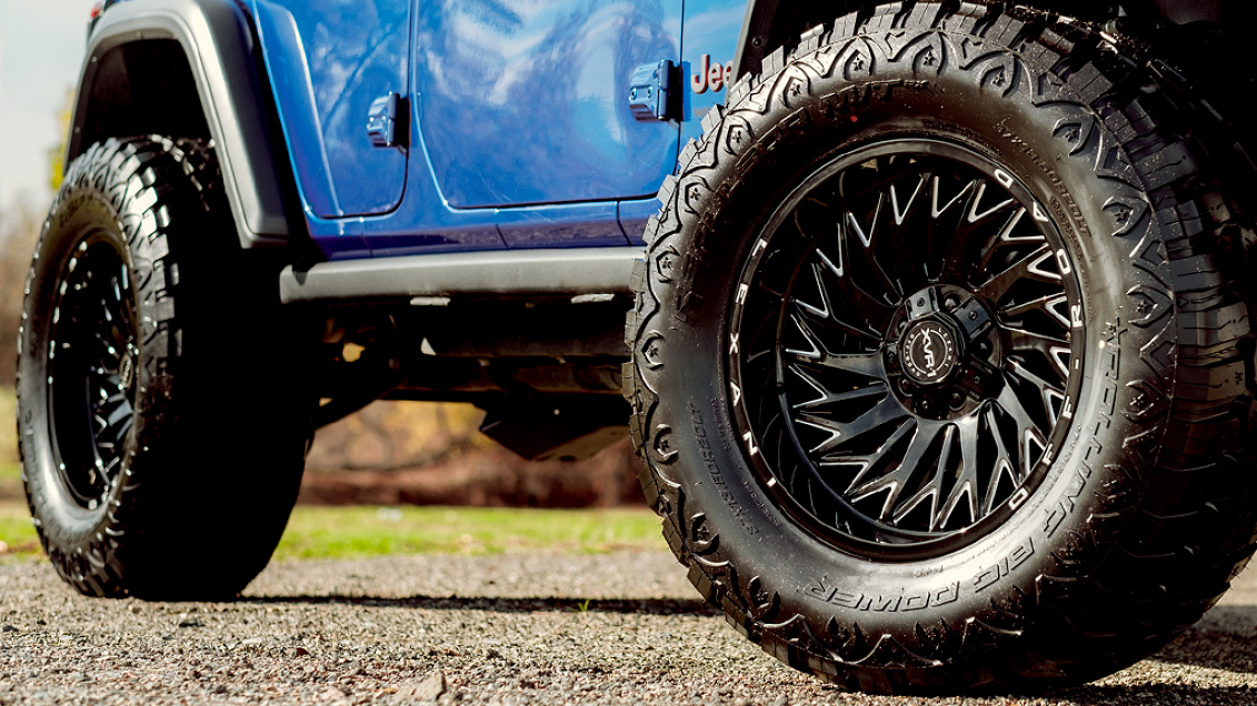 2017 Jeep Wrangler on 22" Lexani Off-Road XVR-1 Wheels Compass Gloss ...