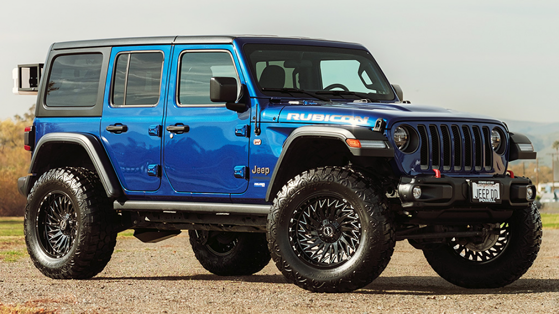 2017 Jeep Wrangler on 22" Lexani Off-Road XVR-1 Wheels Compass Gloss ...