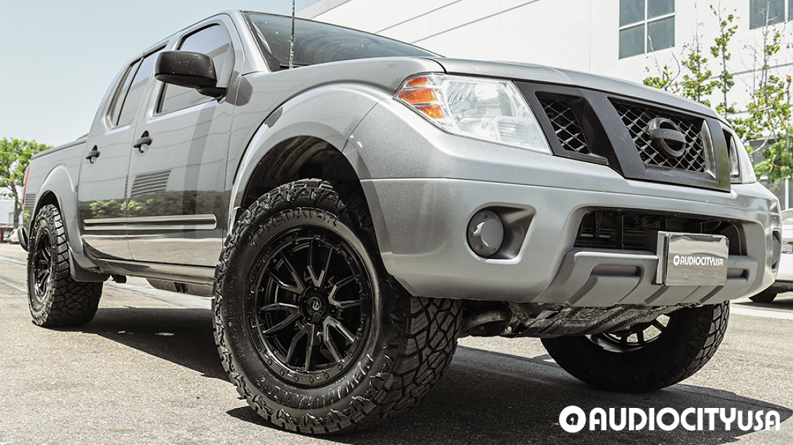 2019 Nissan Frontier on 18" Fuel Wheels D679 Rebel 6 Matte Black ...