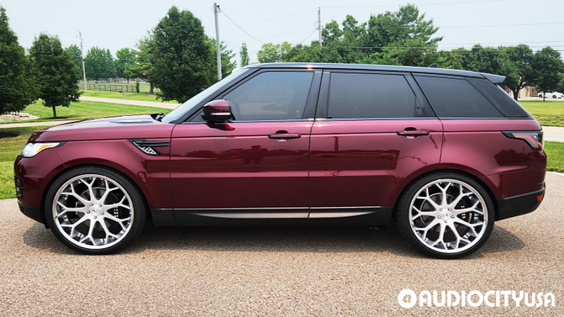 2016 Land Rover Range Rover Sport on 24" AZAD Wheels AZ99 Silver with ...