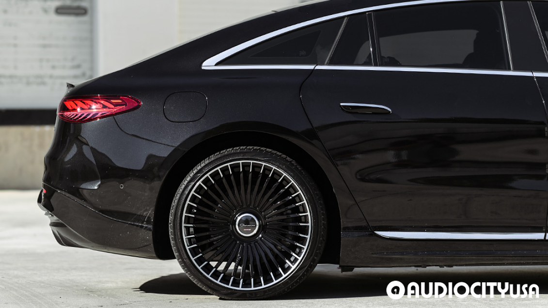 2023 Mercedes-EQ EQS on 22" Giovanna Wheels Wheels Tulum Gloss Black ...