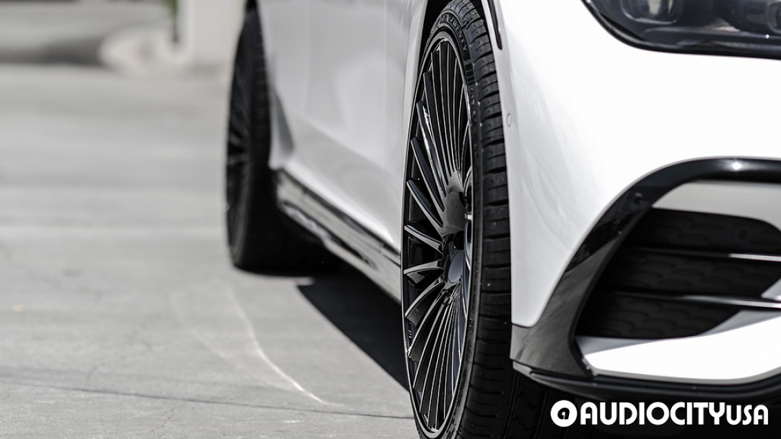 2023 Mercedes-EQ EQE on 22" Road Force Wheels RF23 Gloss Black | Gallery | AudioCityUSA