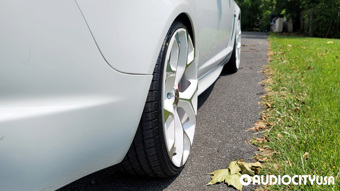 2015 Jaguar XF on 22" Xcess Wheels X05 5 Flake White Machined | Gallery ...