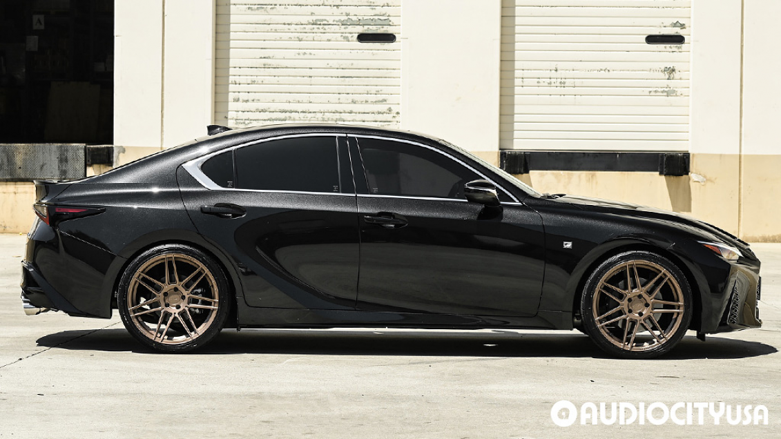2023 Lexus IS Series on 20" Ferrada Wheels F8-FR6 Matte Bronze ...