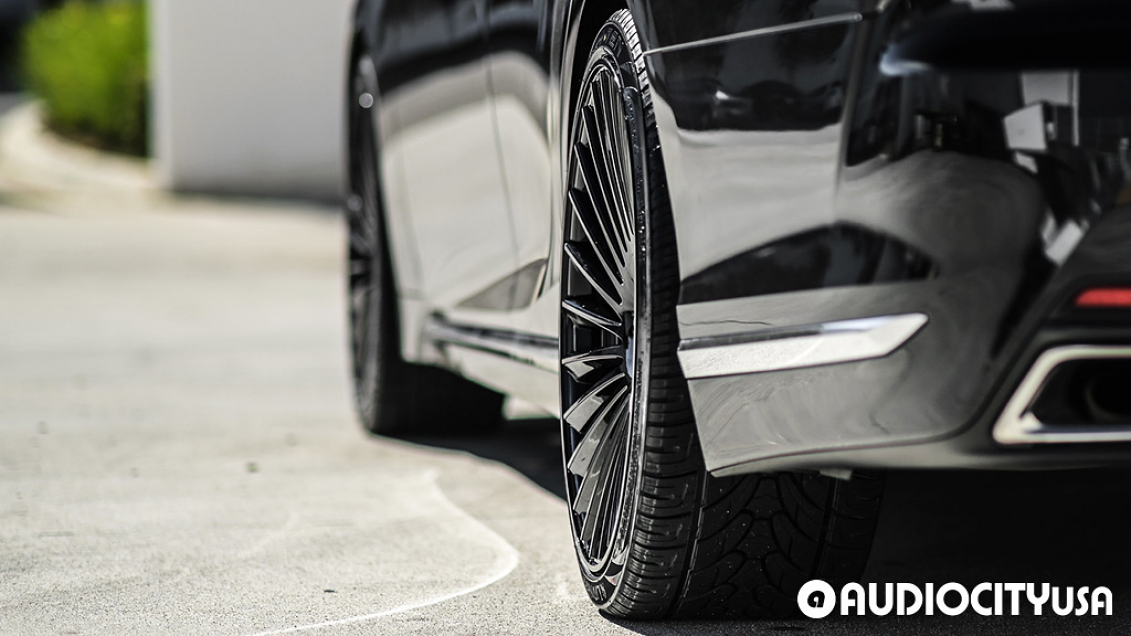 2019 Lexus LS Series on 22" Road Force Wheels RF23 Gloss Black ...