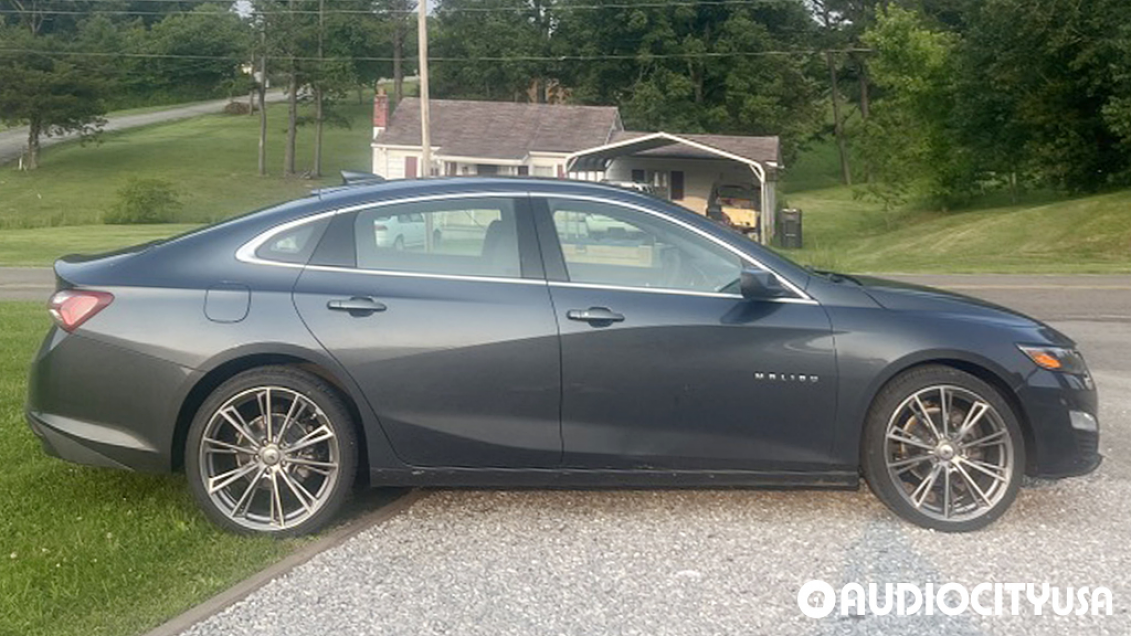 2020 Chevrolet Malibu on 20" Asanti Black Wheels ABL-30 Corona Titanium ...