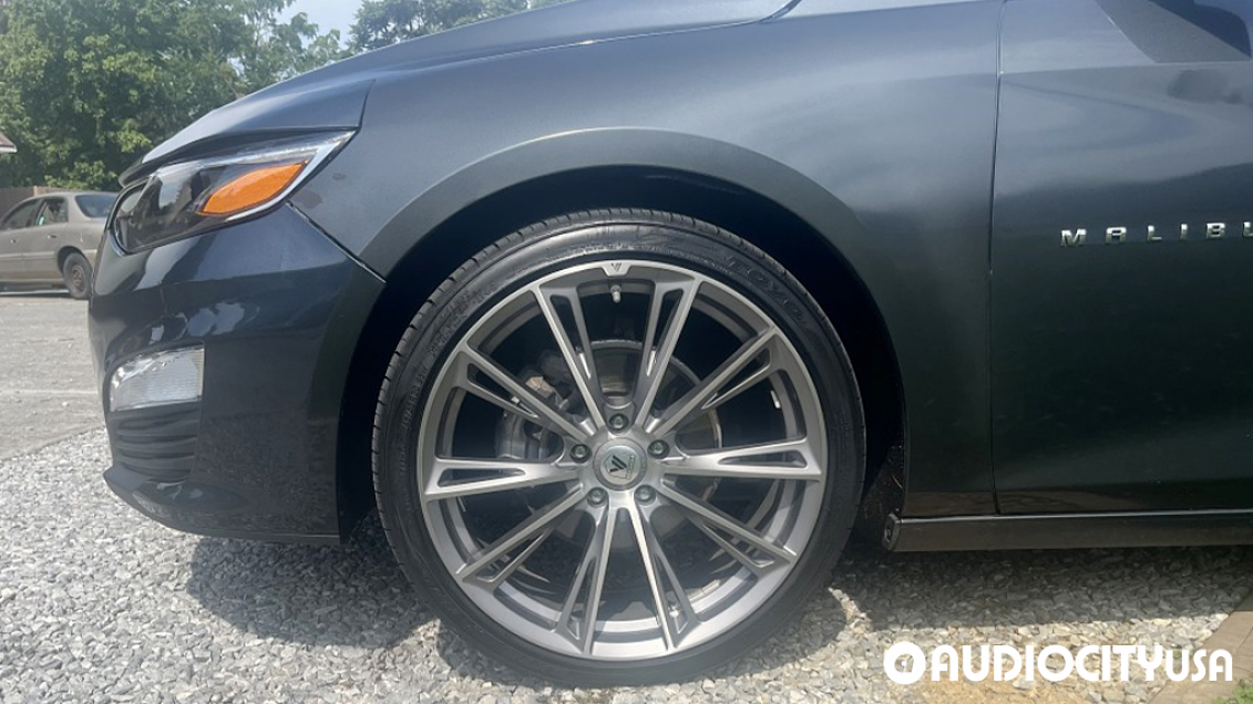 2020 Chevrolet Malibu on 20" Asanti Black Wheels ABL-30 Corona Titanium ...